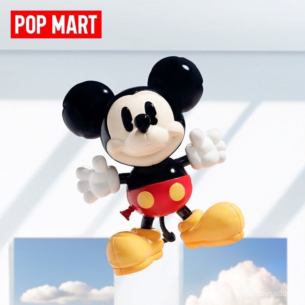 [ ของแท ้ ] PopMart Disney Mickey figure ของขวัญตกแต ่ งครบรอบ 100 ปี ...