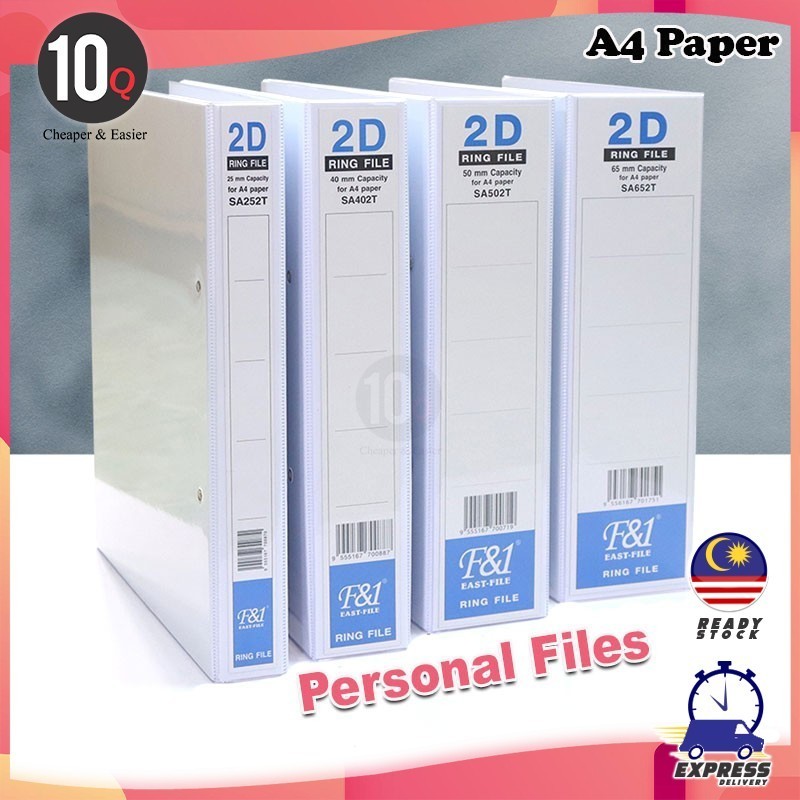 Alba Rado PVC 2D แฟ ้ มแหวนสีขาว A4 Insert Binder - Fail Putih AlbaRado ...