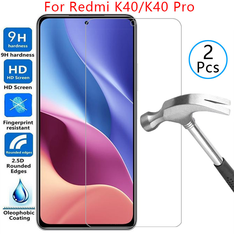 กระจกนิรภัยสําหรับ xiaomi redmi k40 pro plus cover บน redmik40 k 40k40pro โทรศัพท์ coque xiomi ...