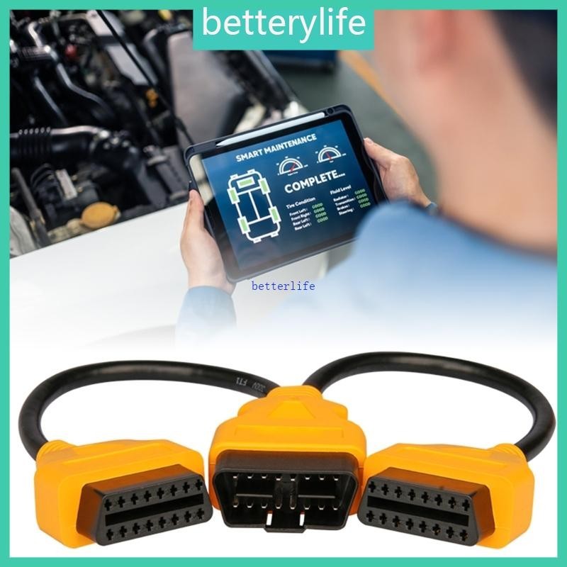 Btf OBD2 Extension สัญญาณ Splitter Cable Lead 16-Pin Male to 2 Female ...