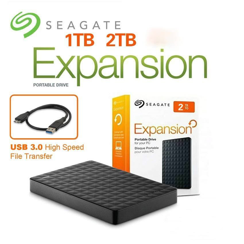 ฮาร์ดดิสพกพา Seagate HDD External harddisk 1TB/2TBความจุขนาดใหญ่ ...