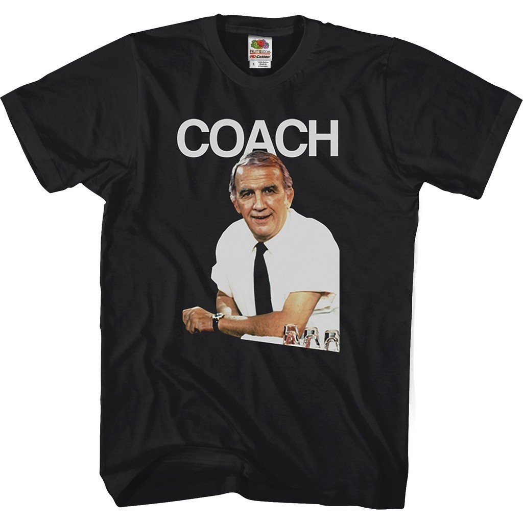 Coach Cheers T-Shirt เสื้อ ยืด ผู้ชาย เสื้อคนอ้วนผ เซ็กซี่ ชีฟอง สีขาว ...