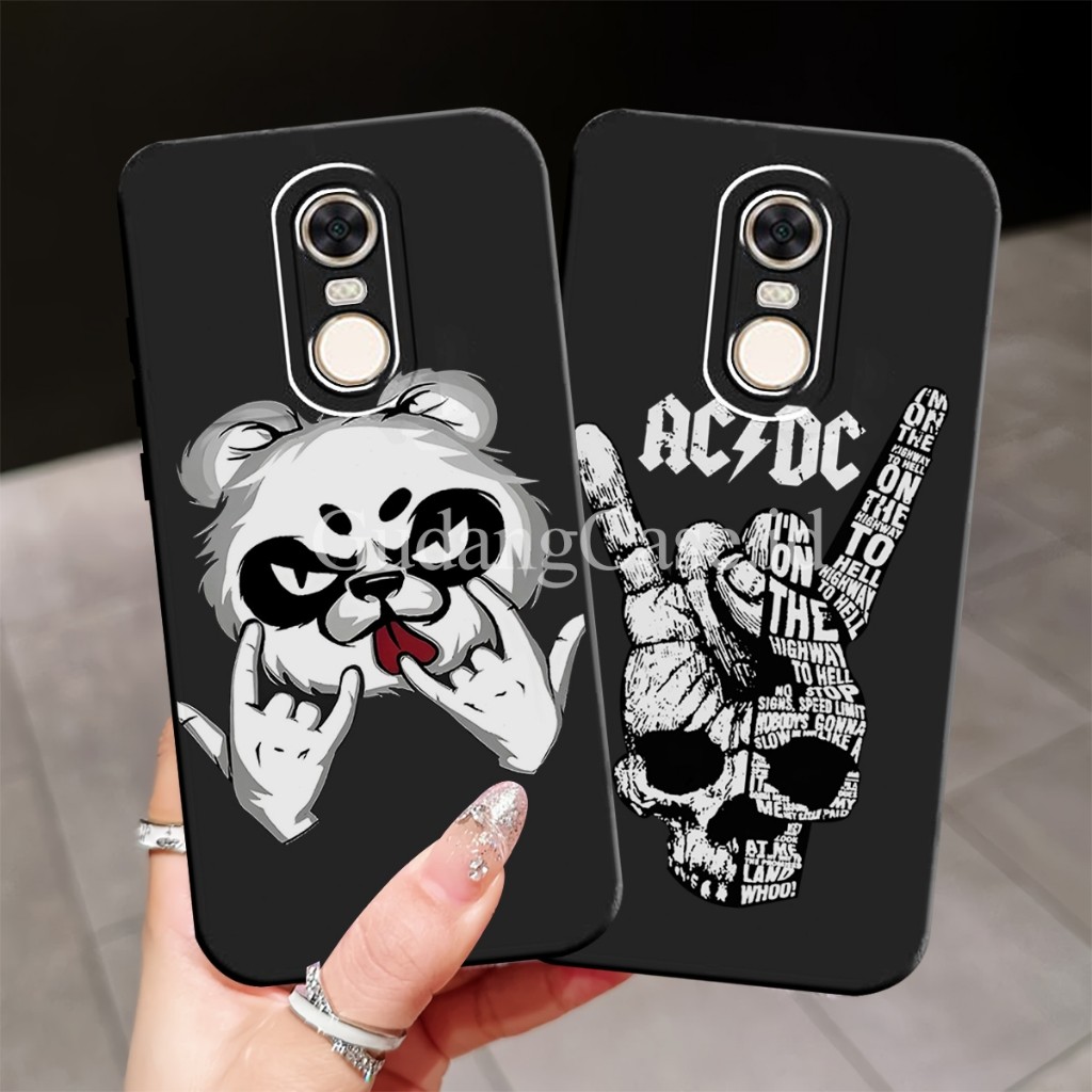 เคสโทรศัพท์มือถือ HP Redmi 5 พร้อม Black And White Motif, ซิลิโคน ...