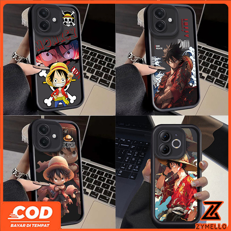 เคสสำหรับ Realme Note 60 Realme Note 50 Realme C75 C65 C67 C61 C55 C53 C51 การ์ตูนอนิเมะลูฟี่ เค ...