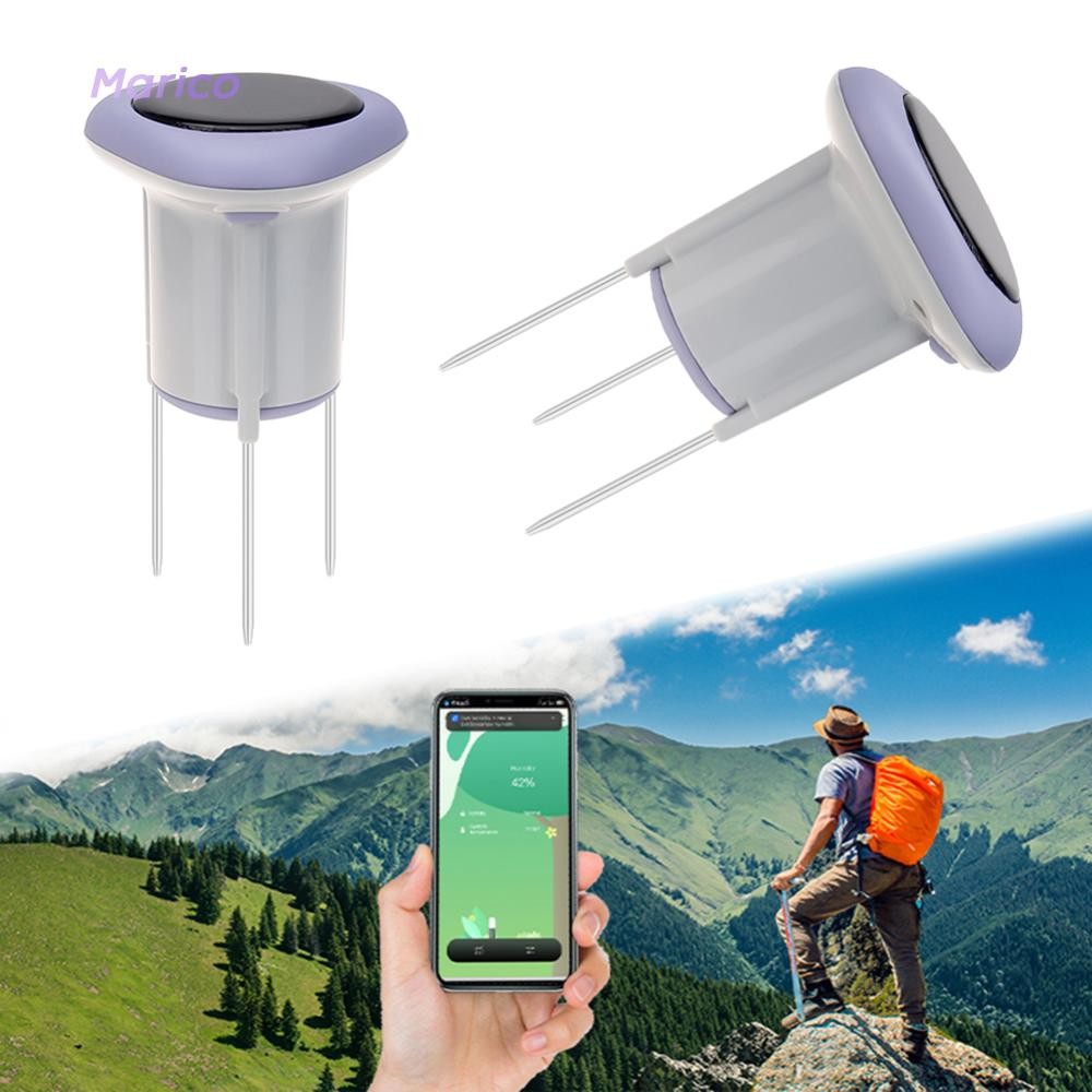สมาร์ท Zigbee Solar Soil Sensor Thermohygrometer Wireless Soil Moisture ...