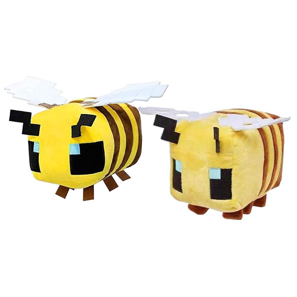 Minecraft Bee Plush Toy น่ารักเกมตัวละครยัดไส้ Bee Doll หมอน อุปกรณ์ต่อ ...