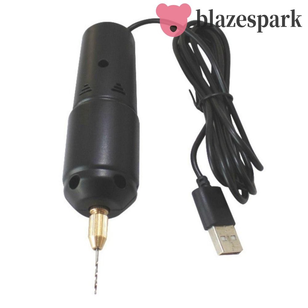 Blazespark สว่านไฟฟ้าขนาดเล็ก, เจาะดอกสว่าน USB 5 อัน|ไม้หัตถกรรมแบบพกพาขนาดเล็กมือถือสว่านไฟฟ้า ...