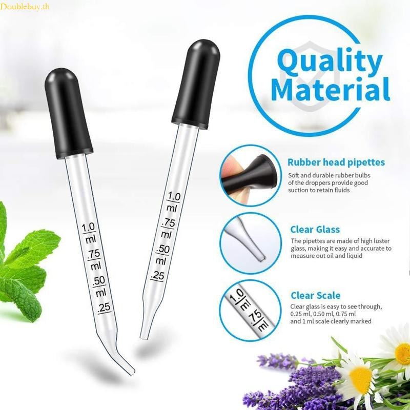 Doublebuy Dropper Glass Liquid Droppeer Striaght-tip หลอดหยดเฉียง ...