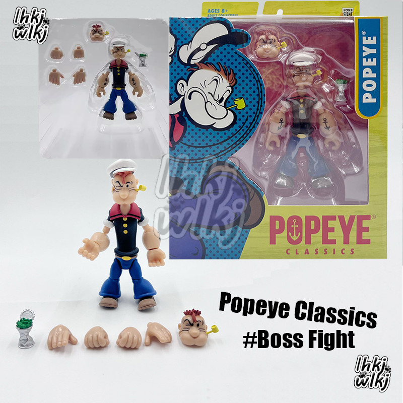 โมเดลฟิกเกอร์ Popeye Boss Fight Action Figure Popeye Classics ของที่ ...