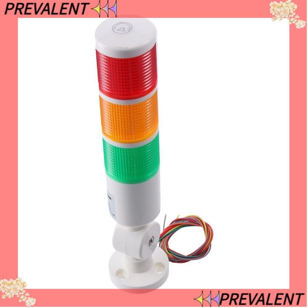 Preva ไฟสัญญาณเตือน 3 ชั้น DC 24V พร้อมบัซเซอร์ LED ทนทาน สีแดง สี ...
