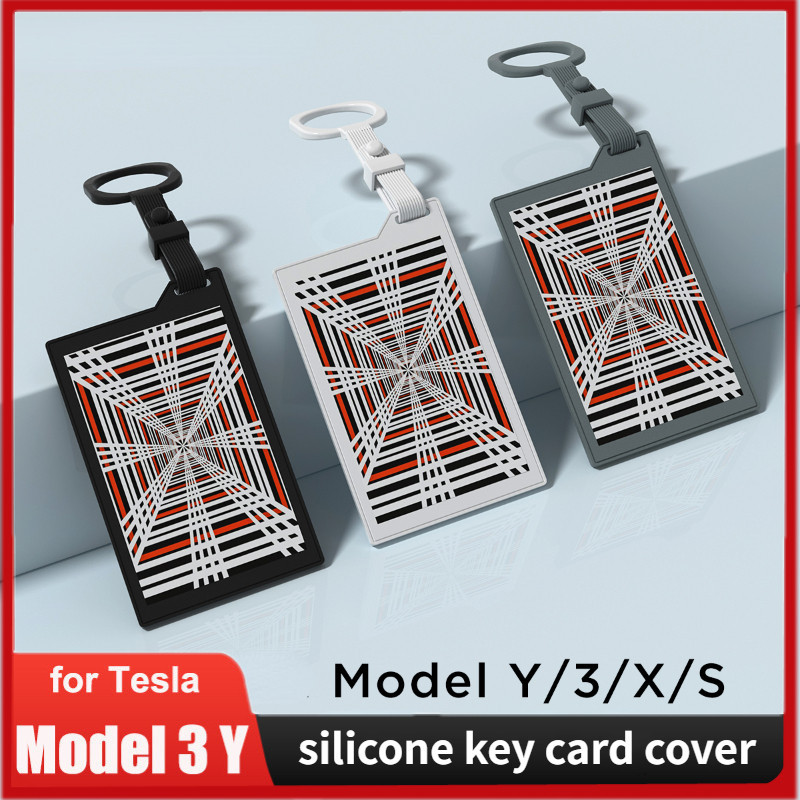 Tesla model 3/Y/X/S Key Card Holder Car Key Card Protector Cover Auto ...
