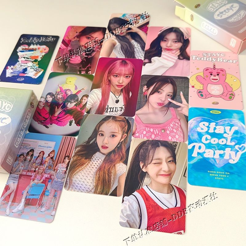 ขายร้อน STAYC Laser Photocard Zhang Ruien Bae Soomin Lee Chae-hyun ...
