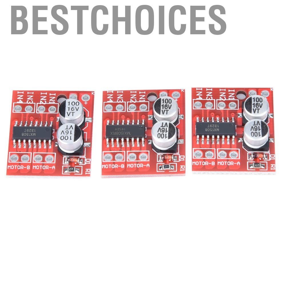 Bestchoices 3pcs DC Motor Drive Module 1.5A 2-Way L298N PWM Stepper ...