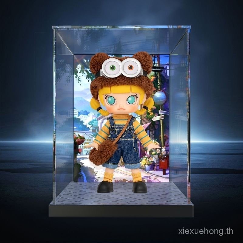 เหมาะสําหรับ POPMART POPMART MOLLY BOB & TIM Action Figure กล ่ องแสดง ...