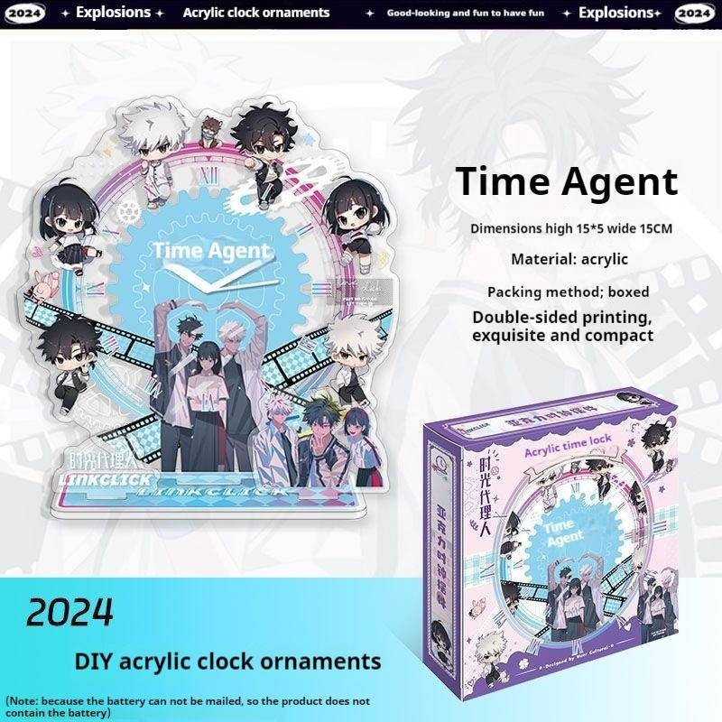 Link Click นาฬิกาอะคริลิค Standee - Anime-Inspired Time Agent Cheng ...