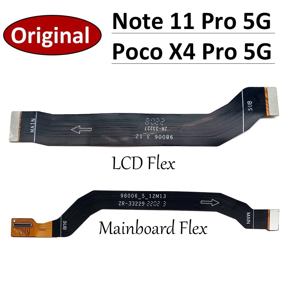 Original สําหรับ Xiaomi Poco X4 Pro 5G/Redmi หมายเหตุ 11 Pro 5G หลัก FPC จอแสดงผล LCD เชื่อมต่อ ...