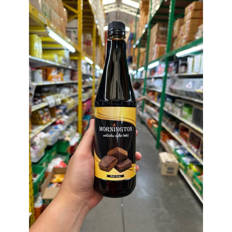 BP แบล็ค ไซรัป Black Syrup น้ำหวาน กลิ่น น้ำตาลทรายแดง ตรา MORNINGTON ...