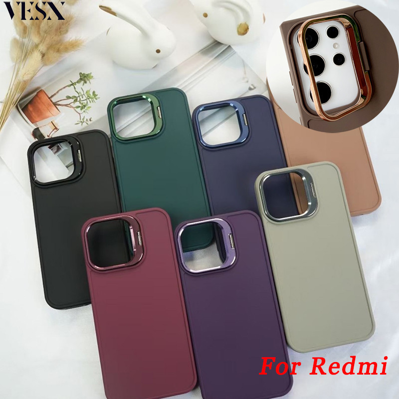 กล้องพับแหวนโทรศัพท์มือถือกรณีสำหรับ Redmi 13 13C 12 12C 11A 10 10C 10A 9T 9C 9A 8 8A A3 A2 A2 ...