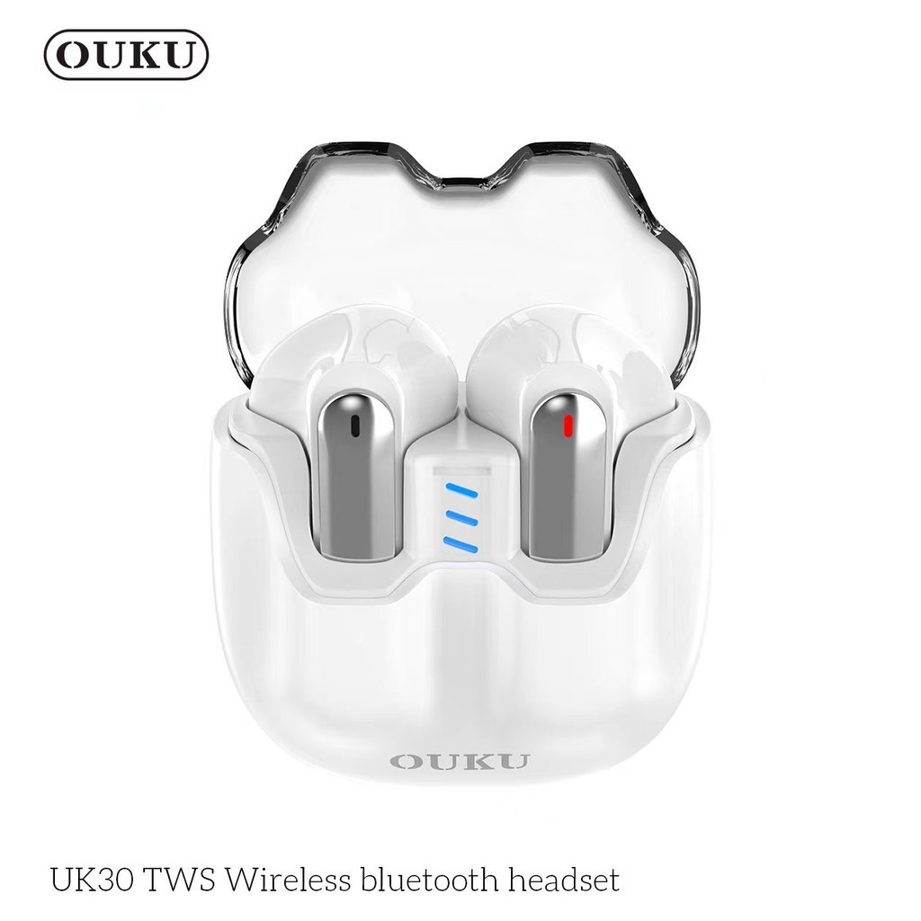แท้100% ส่งไว รับประกัน1ปีเต็ม! OUKU UK30 หูฟังบลูทูธไร้สาย TWS หูฟัง ...