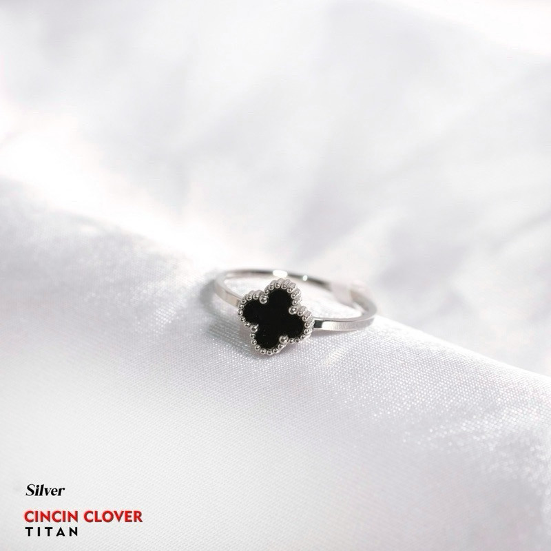 แหวนสแตนเลส LV TITANIUM CLOVER | Shopee Thailand