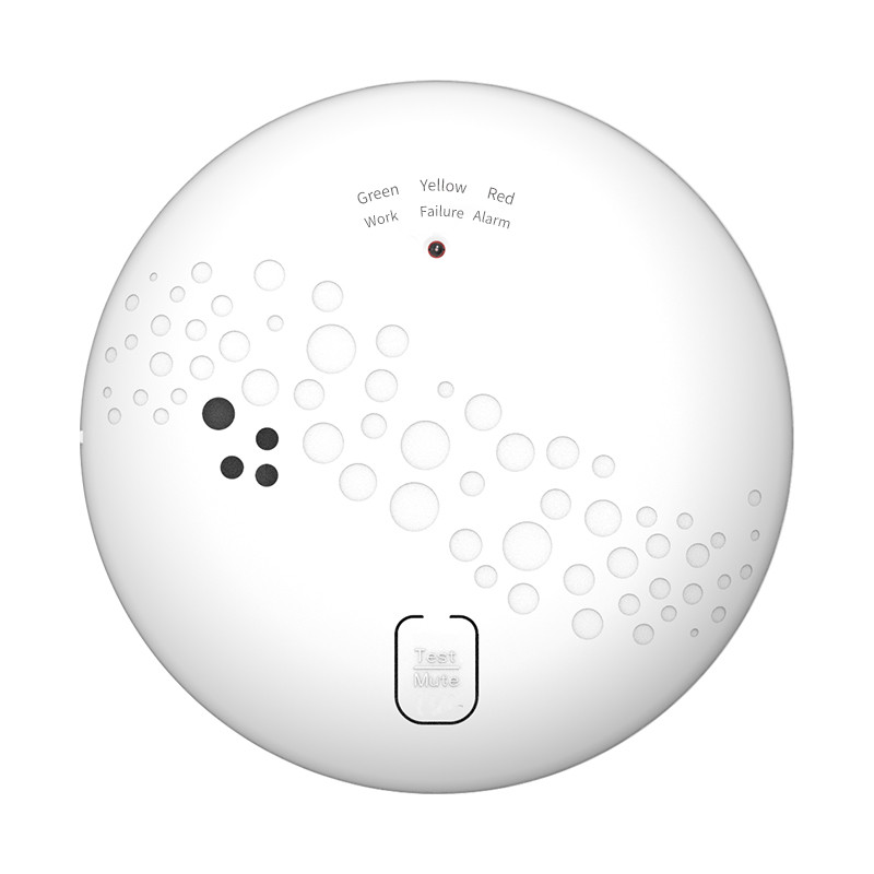 Wifi Smoke Fire Alarm Tuya APP Early Fire Detection เสียงและแสงนาฬิกา ...