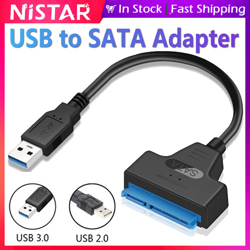 Nistar SATA to USB Adapter Cable,USB 3.0 SATA Hard Drive Adapter Cable ...
