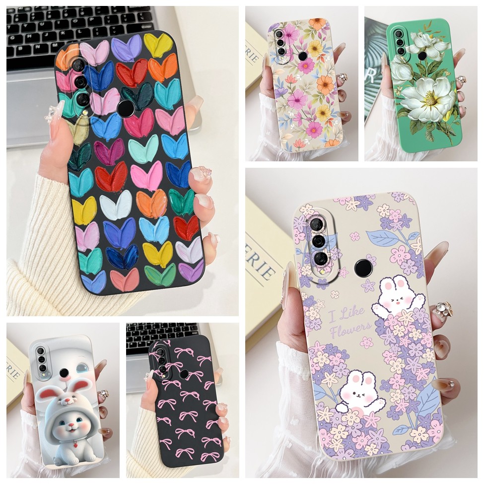 Huawei Y6p MED-LX9 MED-LX9N เคสโทรศัพท์ Huawei Y6p กรณีกันกระแทกแมว ...
