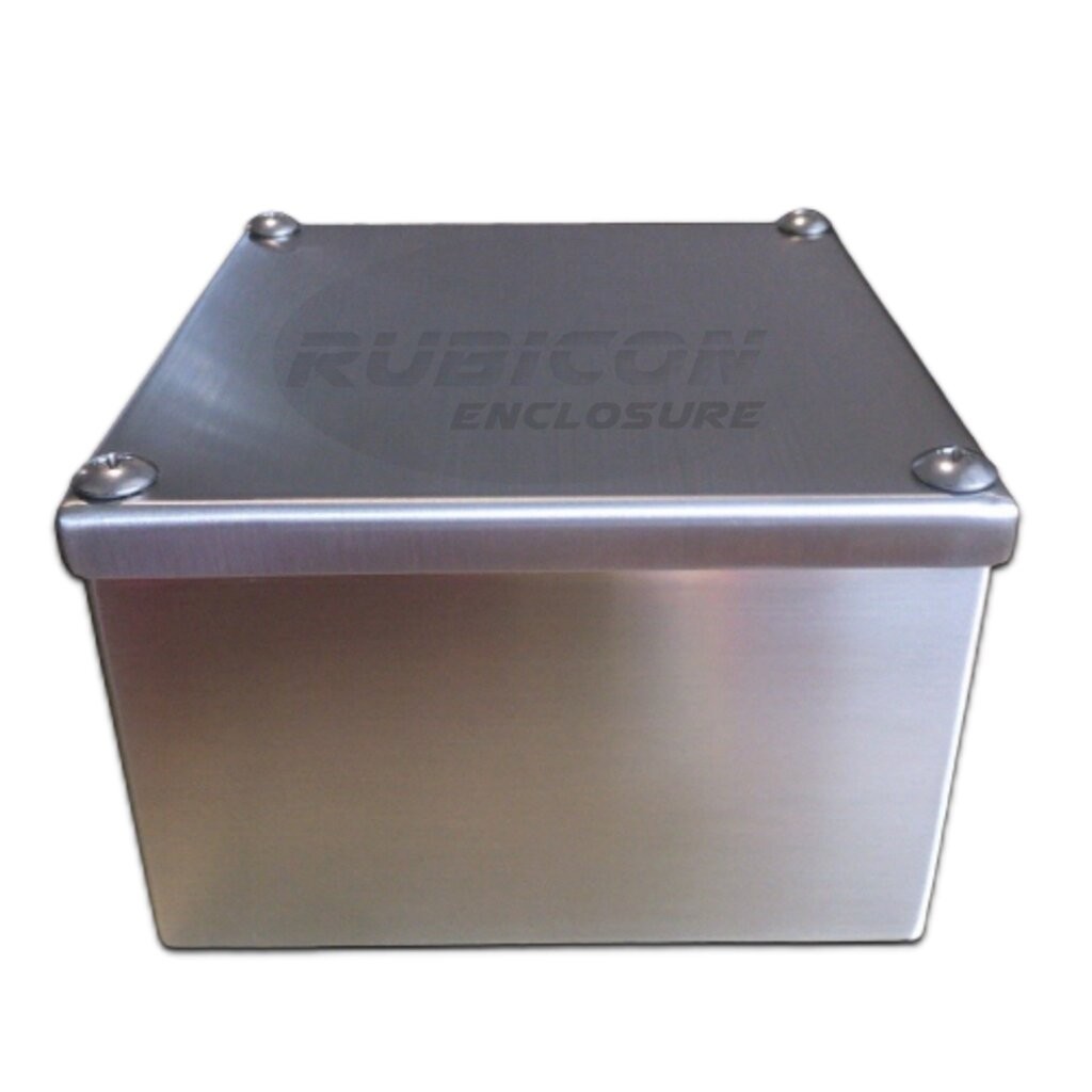 PULL BOX STAINLESS RP-01 Size : W100 x H100 x D100 mm. .กล่องพักสาย ...