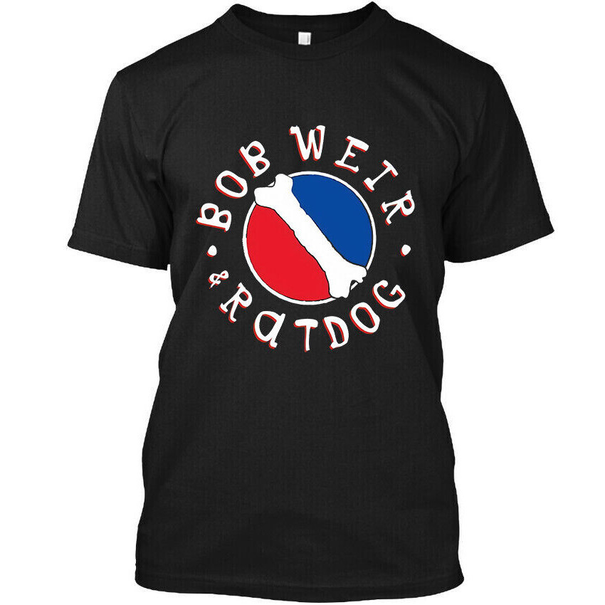 เสื ้ อยืดโลโก ้ Bob Weir และ Ratdog American Rock Band Musician Logo ใ ...