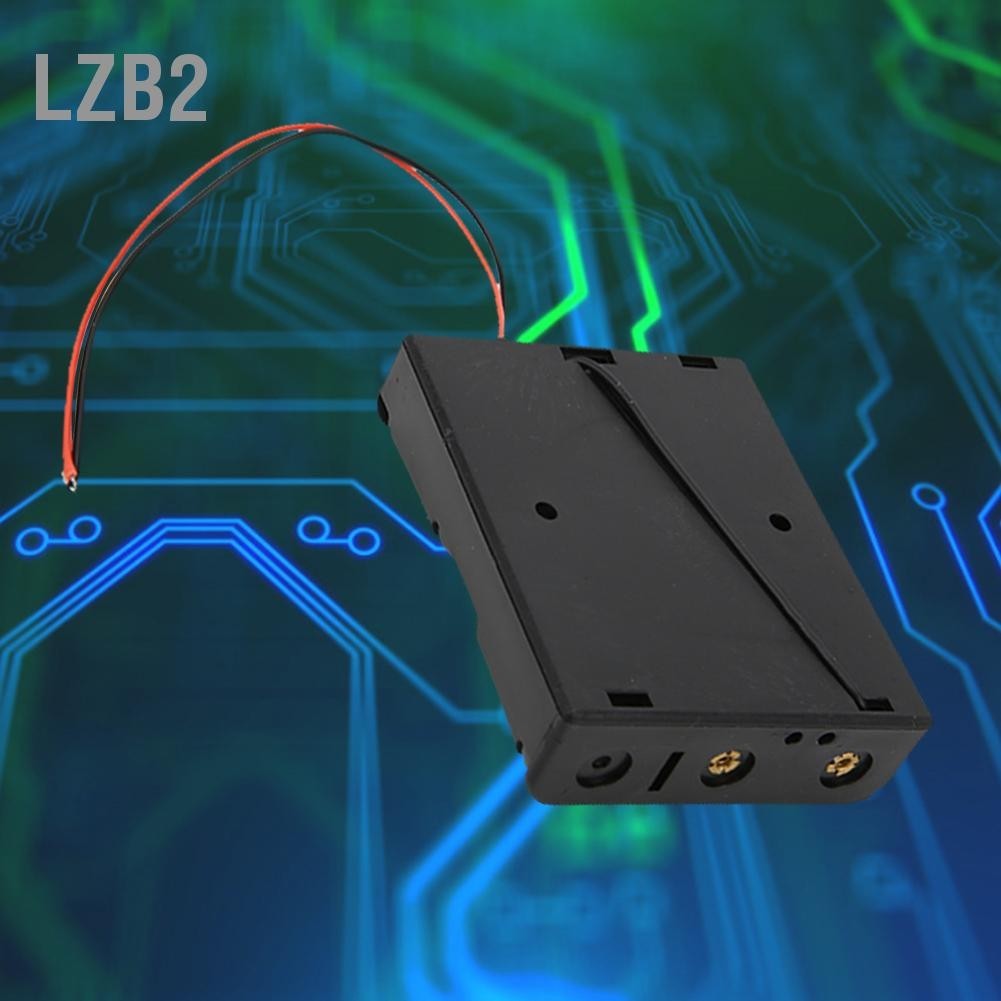 LZB2 5 ชิ้น 18650 แบตเตอรี่ 3 ช่องสีดำผู้ถือแบตเตอรี่ 2 สายไฟ Serial การเชื่อมต่อ | Shopee Thailand