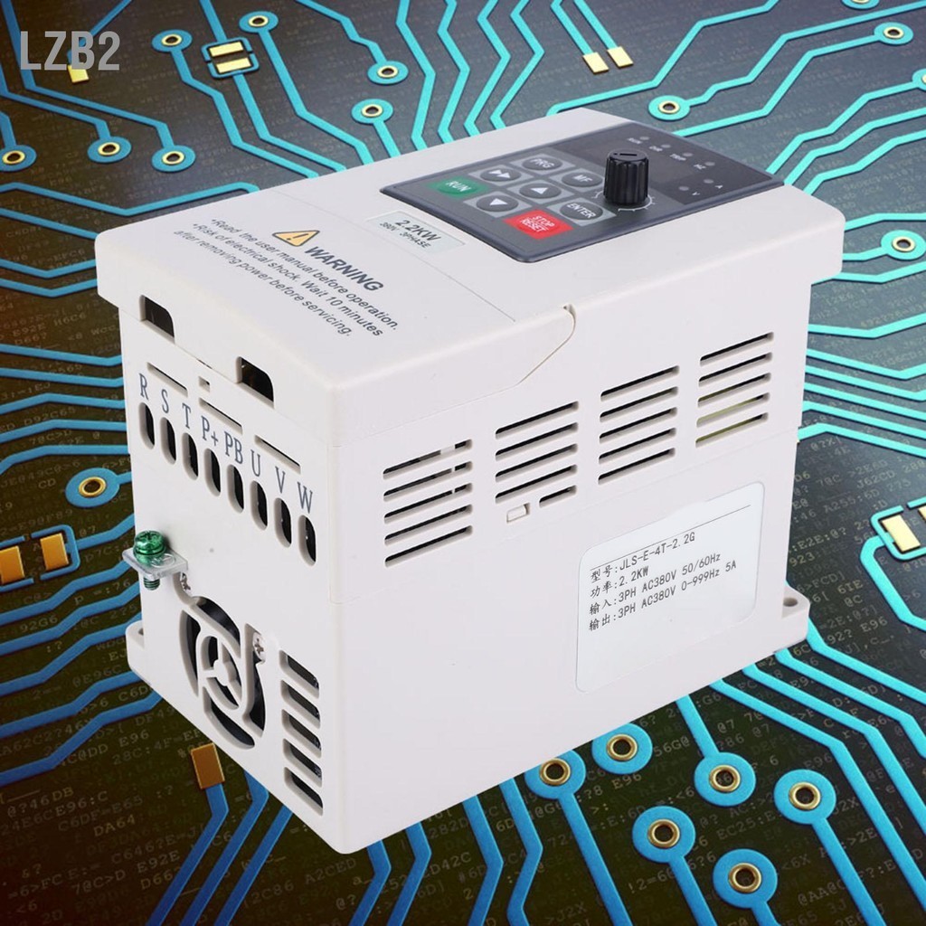 LZB2 380V 2.2KW VFD อินเวอร์เตอร์ไดรฟ์ความถี่ตัวแปรสำหรับมอเตอร์ควบคุมความเร็ว 3 เฟสอินพุต ...