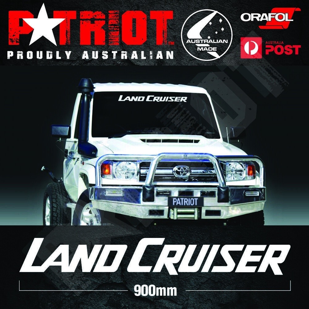 LAND CRUISER LandCruiser Windscreen Decal Sticker 70 79 SERIES 4X4 ...