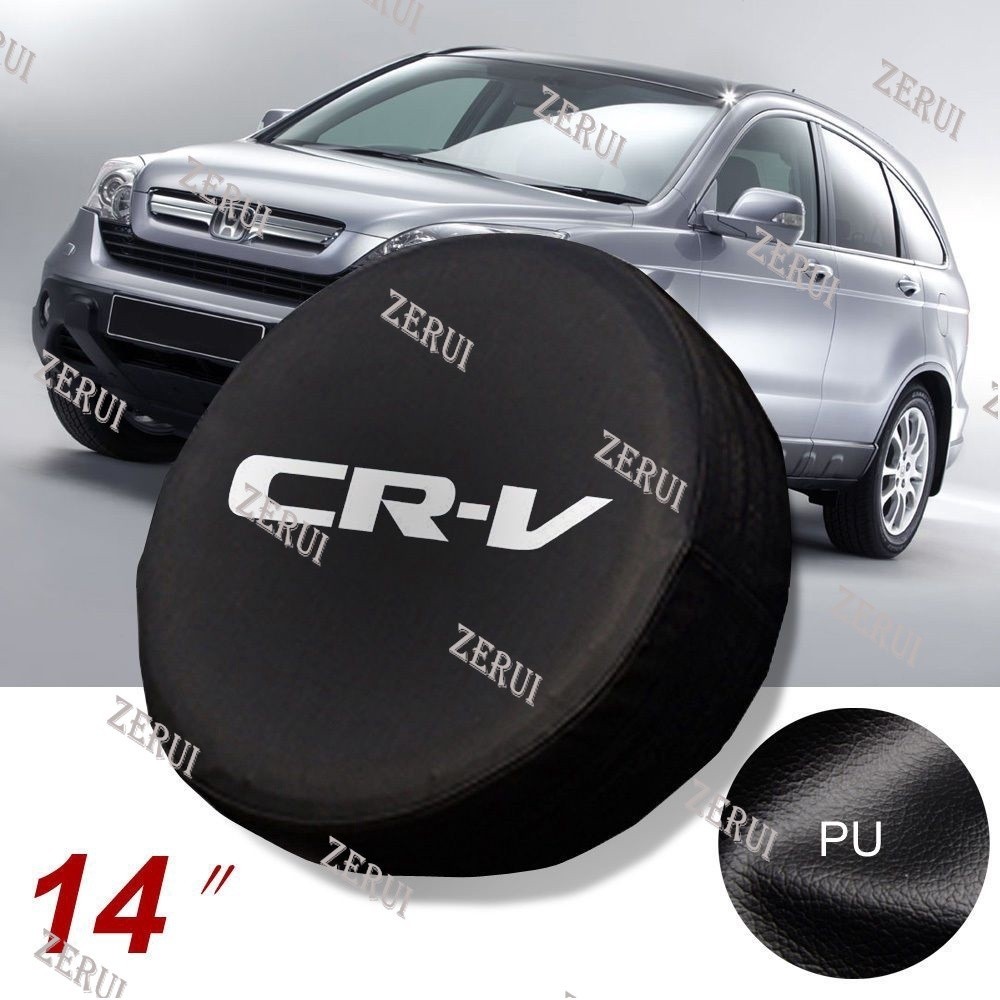 Zr สําหรับ Honda CRV CR-V 14 หรือ 15 นิ้วหนังยางอะไหล่ฝาครอบยางอะไหล่ฝาครอบป้องกันรถอุปกรณ์เสริม ...
