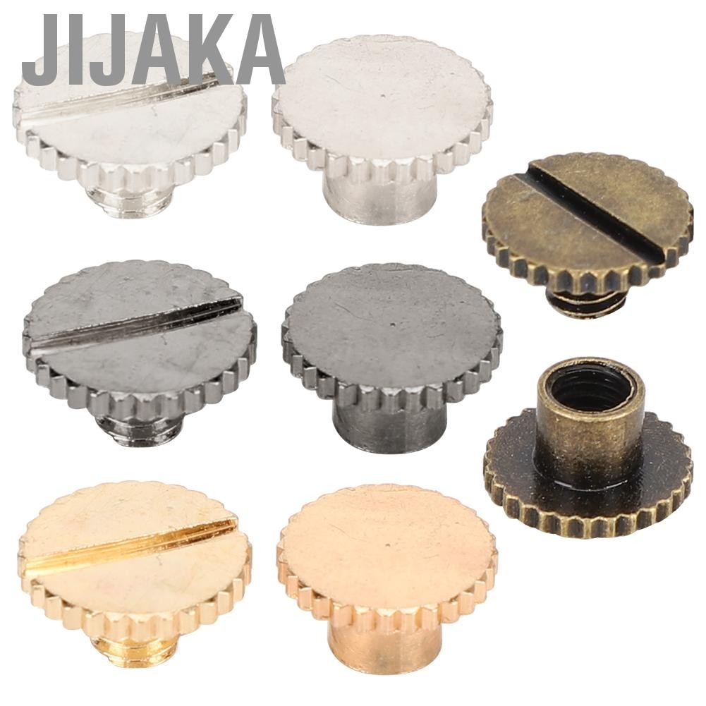 Jijaka Brass book rivets knurling flat leather craft accessories solid ...