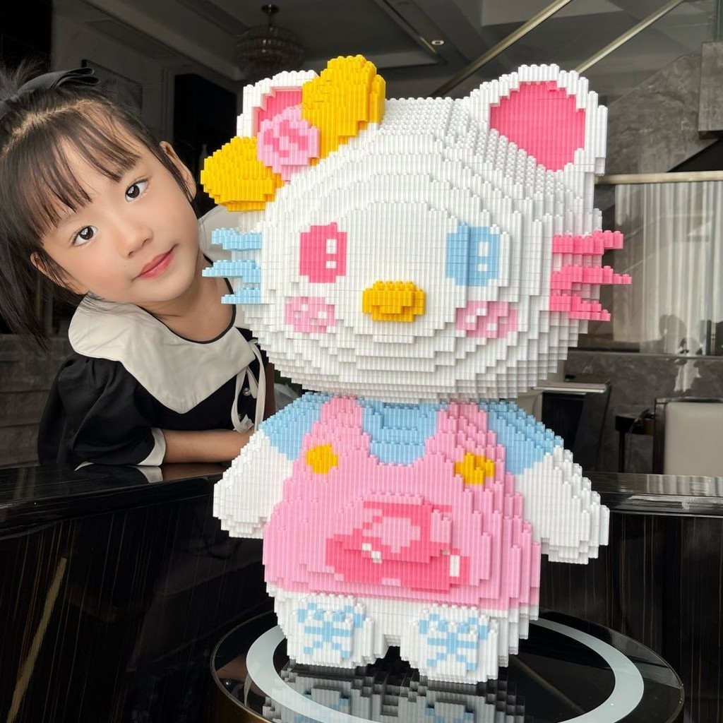 ใช ้ งานร ่ วมกับ Lego Building Blocks hellokitty Cat Melody ประกอบของ ...