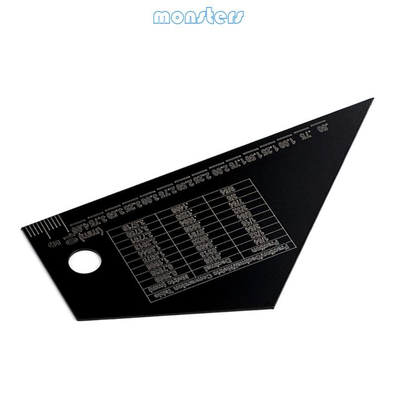 Mon String Action Rulers Gauges กีตาร ์ Fret Leveling ไม ้ บรรทัด Fret Catchers Luthier เครื ่