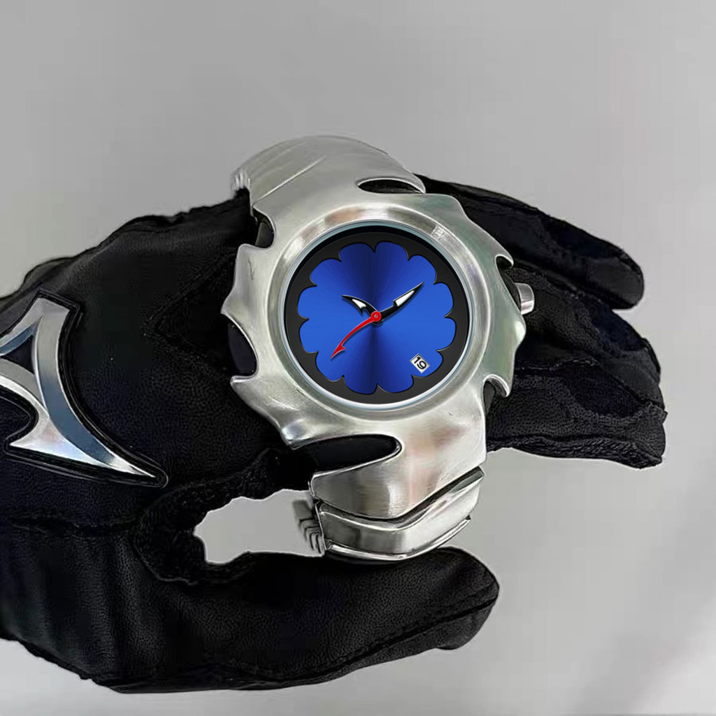 Pintimey2k รูปพิเศษที่ไม่ซ้ํากัน Creative Blade Retro นาฬิกาผู้ชาย ...