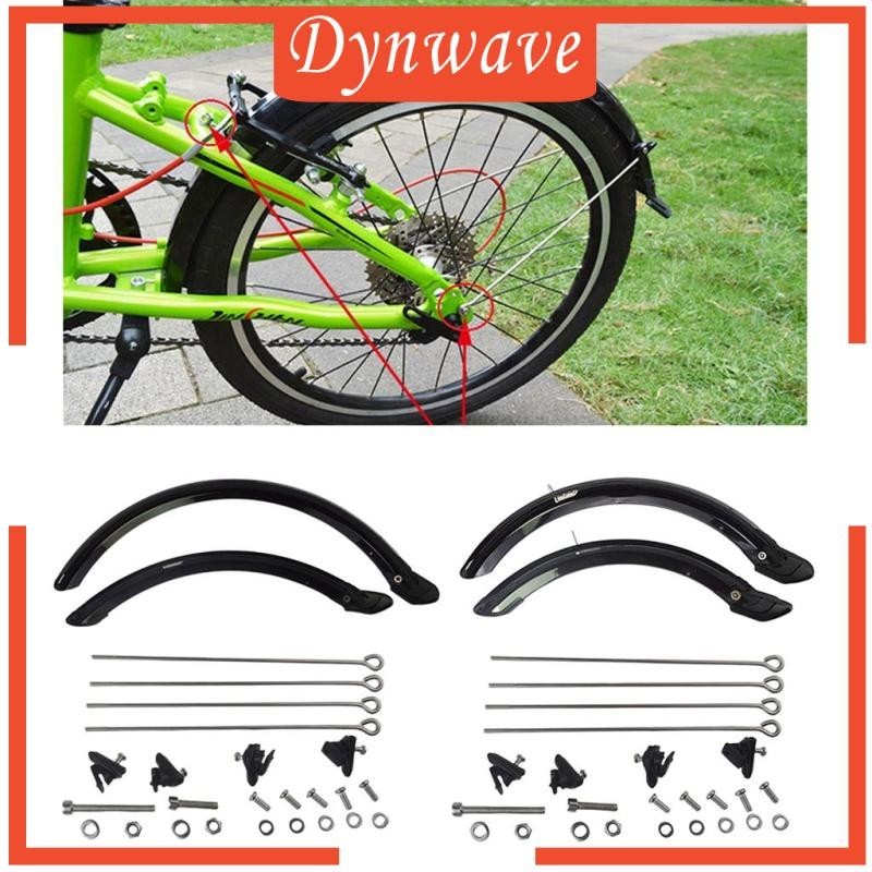 [Dynwave ] Solid Folding Bike Mud Guard Premium Front Rear Mudguard Set ...