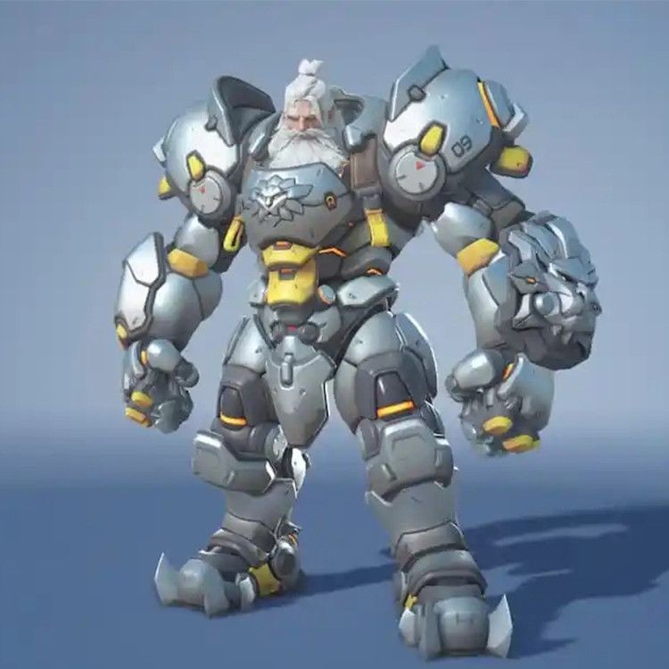 (ผลิตภัณฑ์กึ่งสำเร็จรูป)1:1คอสเพลย์ Overwatch 2ไรน์ฮาร์ท, ชุดเกราะสวม ...