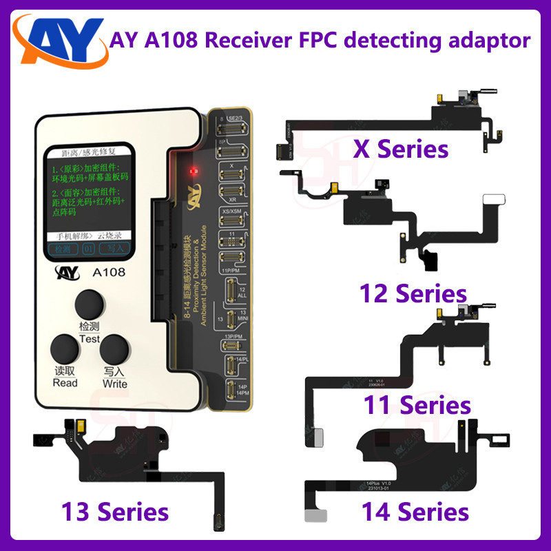 Ay A108 ตัวรับสัญญาณ FPC อะแดปเตอร ์ ตรวจจับสําหรับซ ่ อมโทรศัพท ์ X ...
