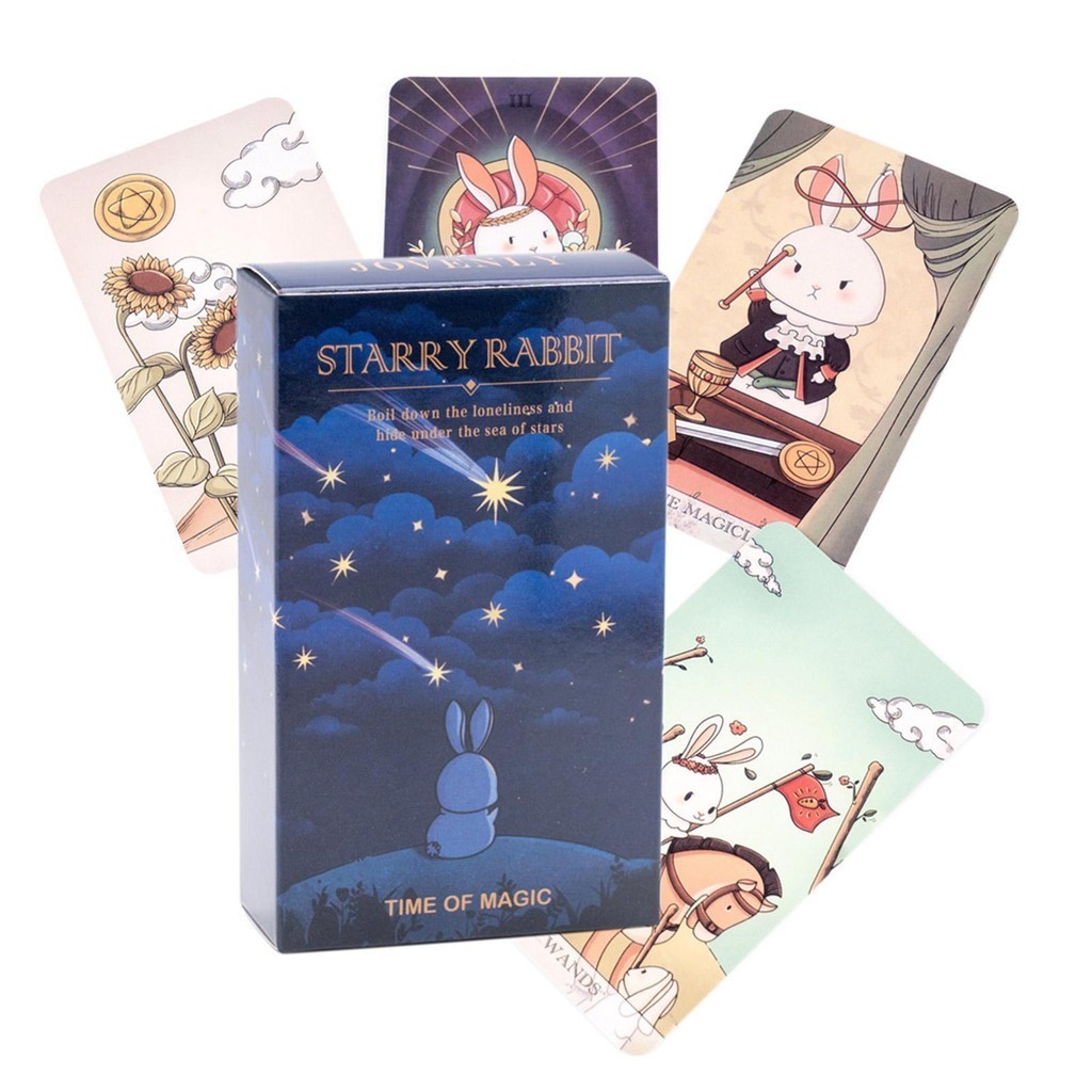 Starry Rabbit Tarot Fate Divination Luna 's My Melody Tarot Deck Family ...