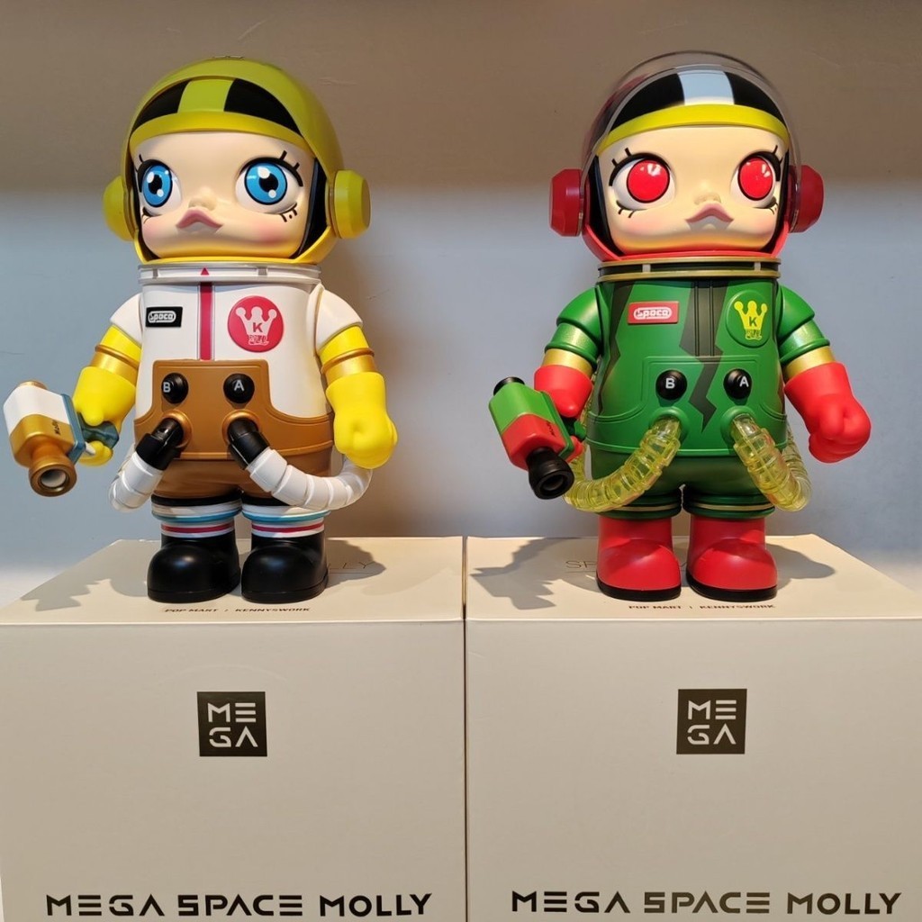 Pop Mart ในประเทศ 400% SPACE MOLLY Jasmine SpongeBob Watermelon ของเล่น ...