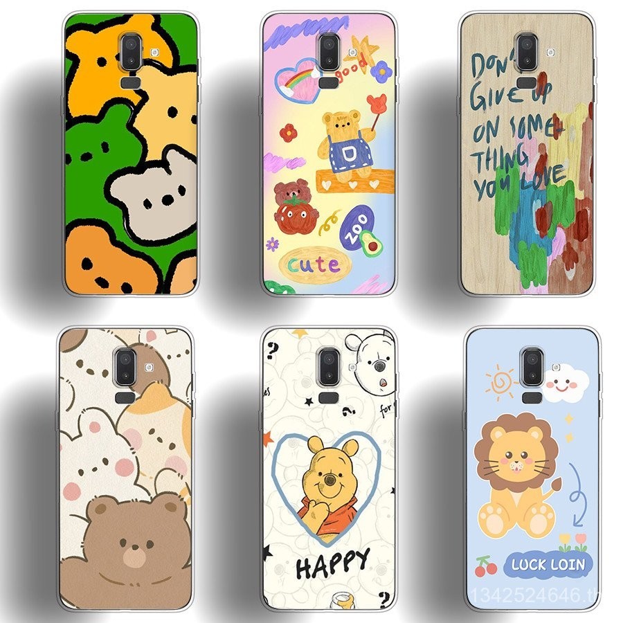 เหมาะสําหรับ Samsung Galaxy J8 2018 j7 pro J6 J6 Plus เคสโทรศัพท์ TPU ...