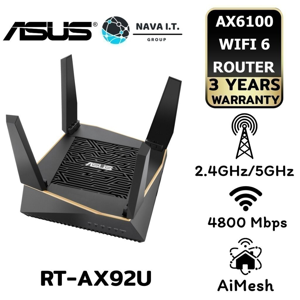 ⚡️กรุงเทพฯด่วน1ชั่วโมง⚡️ ASUS MESH WI-FI (เครือข่ายไวไฟ) AIMESH AX6100 ...