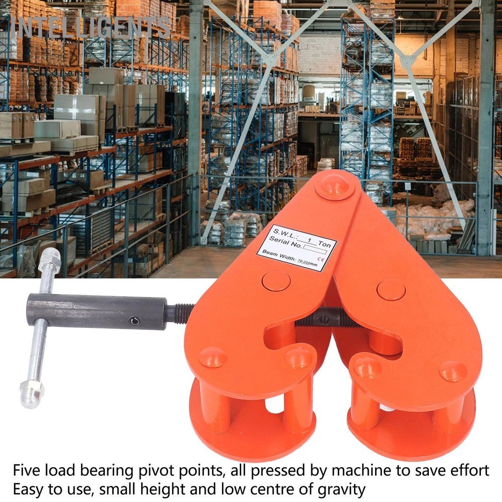 IntelligentS Vertical Beam Clamp Alloy Steel Universal Heavy Duty ...