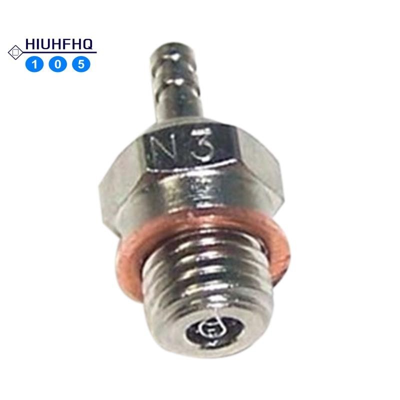 Hiuhfhq106Hot Glow Plug Spark สําหรับ 70117 1/10 1/8 RC รถบรรทุก Nitro ชิ้นส่วนเครื่องยนต์ ...
