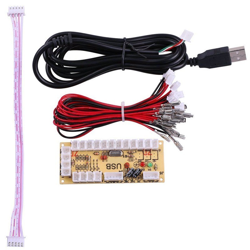 Zero Delay Arcade เกม Usb Encoder Pc เพื่อจอยสติ๊กสําหรับ Mame & Raspberry Pi Retrop | Shopee ...