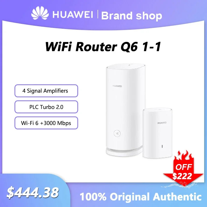 Original HUAWEI WiFi Amplifier Router Q6 (1 Parent and 1 Child ...