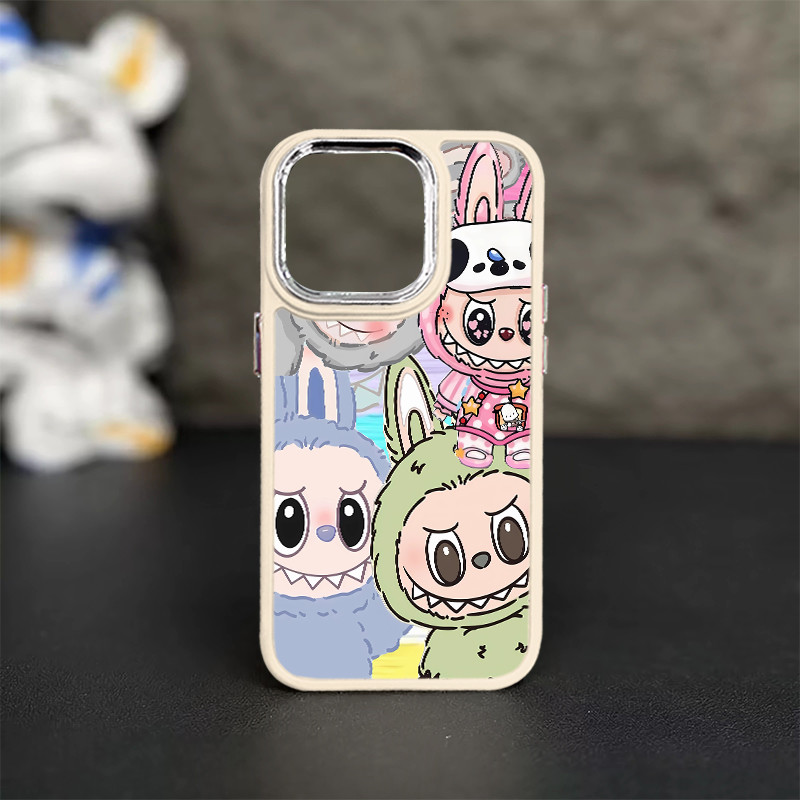 น่ารัก Labubu คอลเลกชัน Cool การ์ตูนซิลิโคน Hard Shell สําหรับ Iphone ...