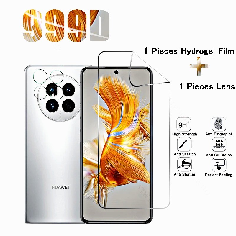 สําหรับ Huawei Honor GT Pura 70 P60 P50 P50E Ultra Pro Plus Art คลุมทั้งหมดฟิล์มไฮโดรเจล ...